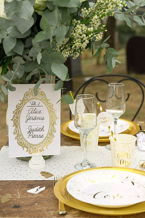 Marque Table Mariage